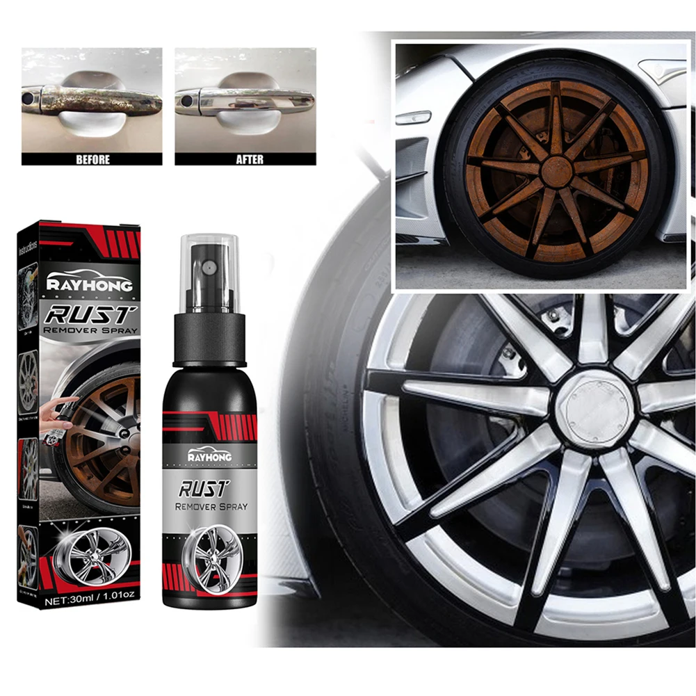 Metal-Chrome-Paint-Clean-Super-Rust-Remover-Cleaner-Derusting-Spray-30 ...