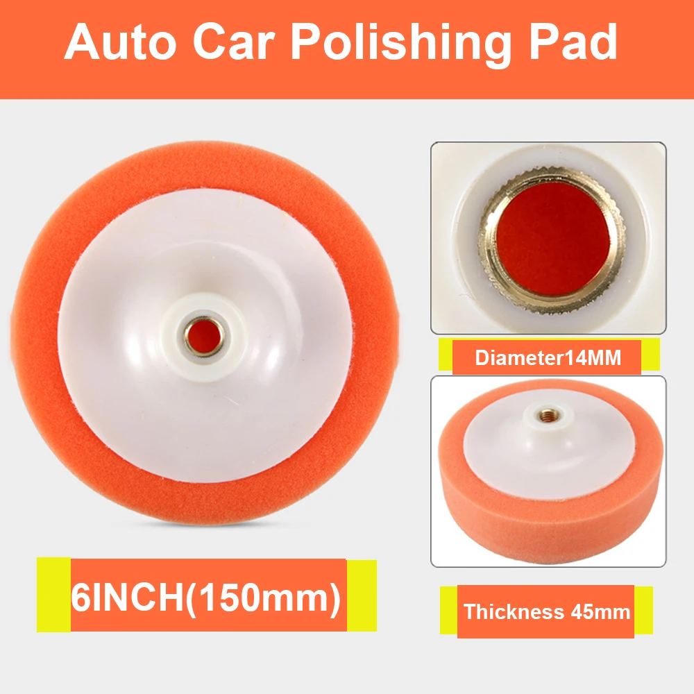 6-Inch-Car-Polishing-Pads-Sponges-Buffing-Pads-Automotive-Wax-Polisher ...