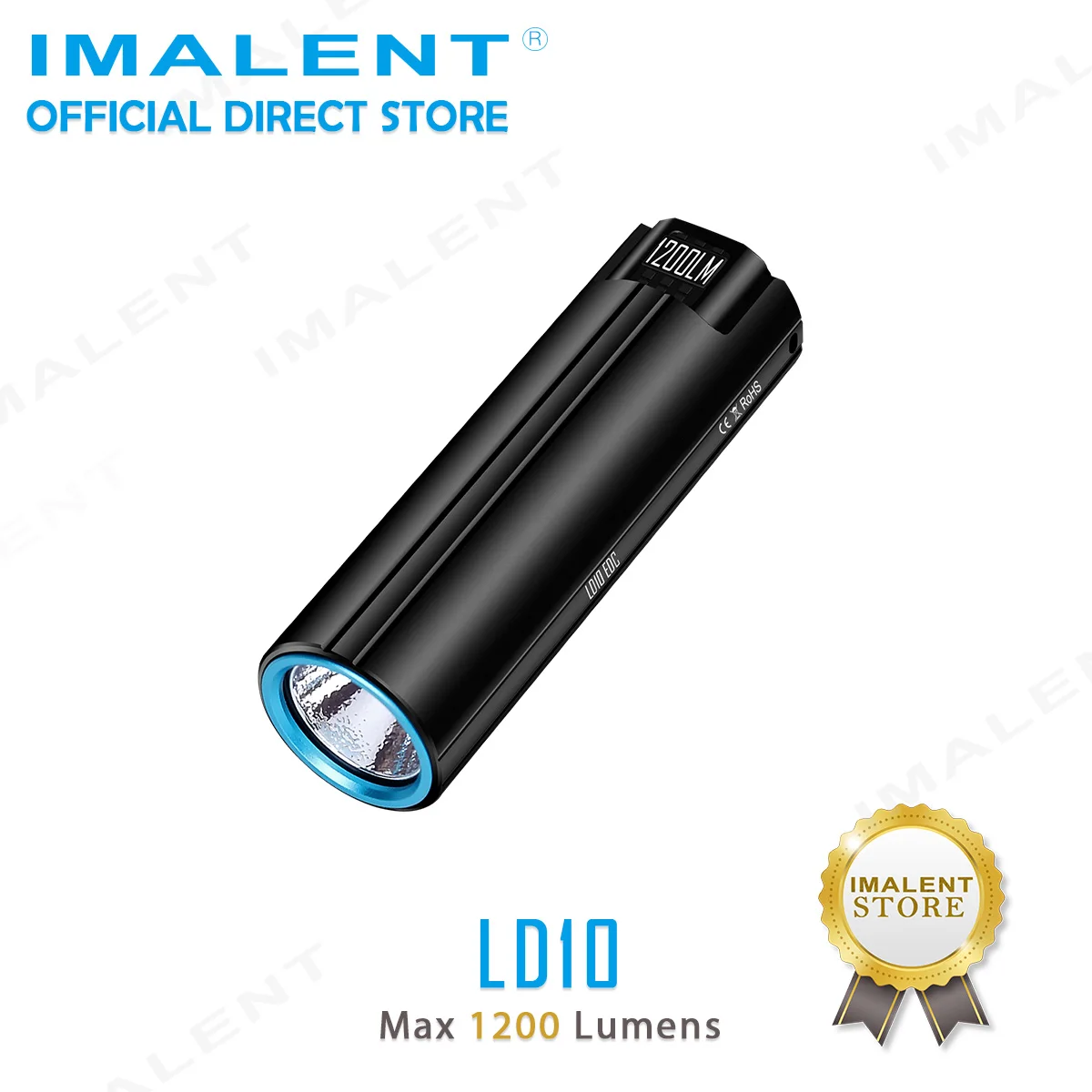 Imalent LD10 CREE XPL HI LED 1200lm Mini EDC Keychain Flashlight Torch ...