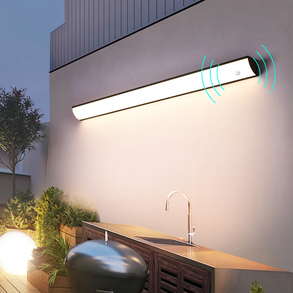 Led-Wall-Light-for-Garden-Outdoor-Long-Strip-Induction-Light-Waterproof ...