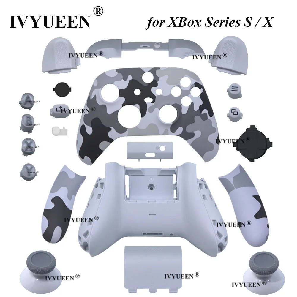 IVYUEEN-Substitui-o-Habita-o-Shell-para-Xbox-Series-cinza-Camo ...
