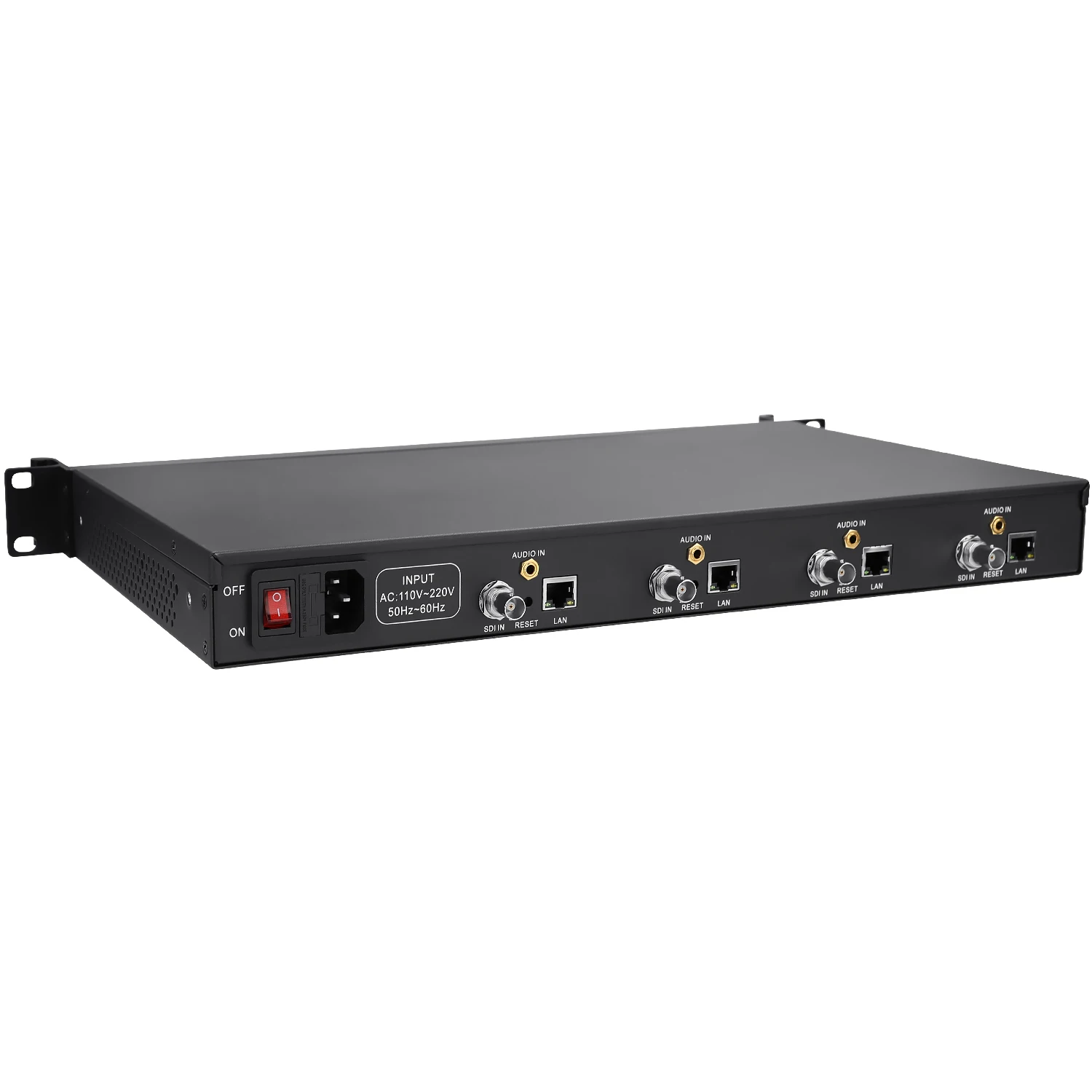 4 Channels H.265 H.264 SD HD 3G SDI to IP Streaming RTSP RTMP RTMPS SRT ...