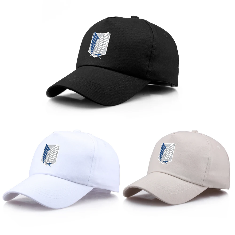 Anime Baseball Cap Men Women Wing Of Libery Unisex Hat Caual Cotton Sun ...