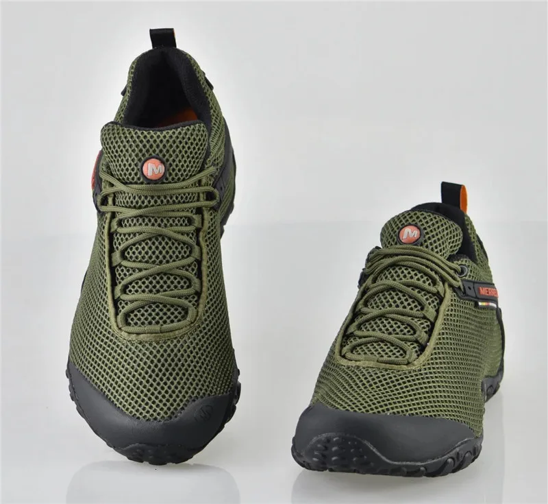 2022-New-Merrell-Men-s-Camping-Outdoor-Hiking-Shoes-Army-Green-Color ...