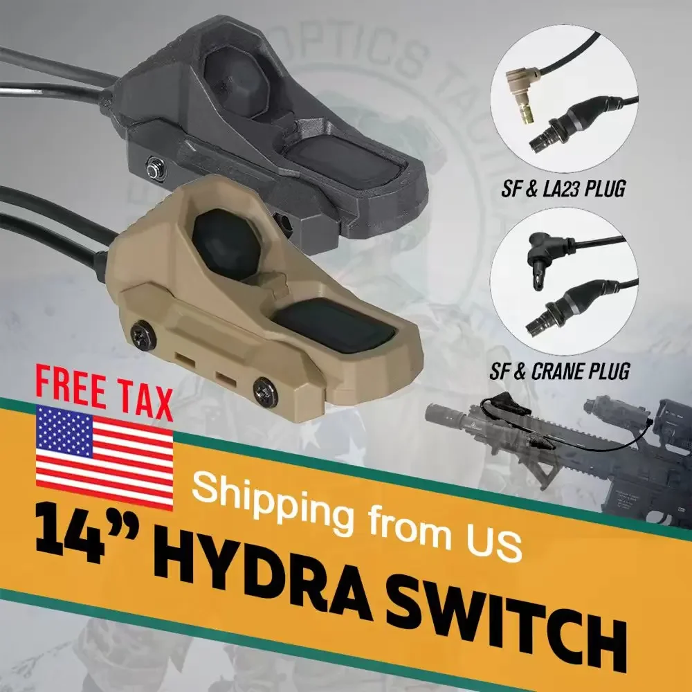 New Tactical AXON SYNC Dual Switch Upgraded NGAL LA-23 SF Flashlight ...
