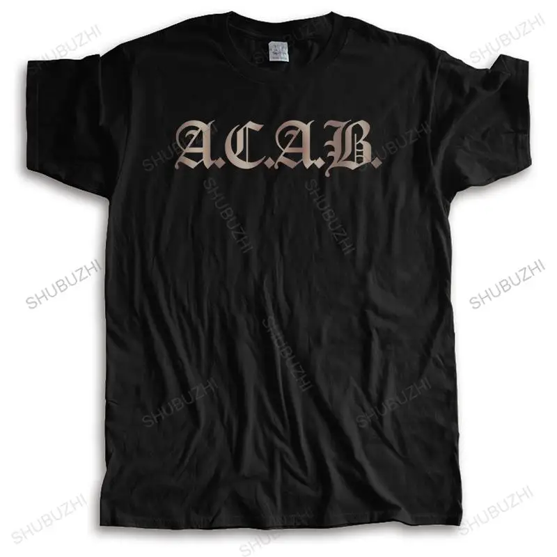 mens-casual-teeshirt-Fashion-brand-streetwear-t-shirt-ACAB-letter ...
