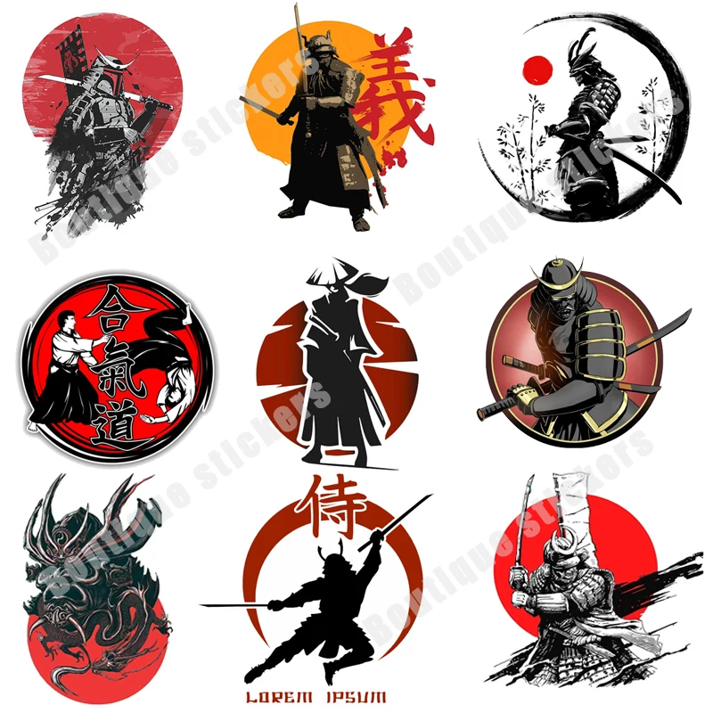 Jpct-Japanese-Aikido-armor-Samurai-Ninja-decal-for-cars-motorcycles ...