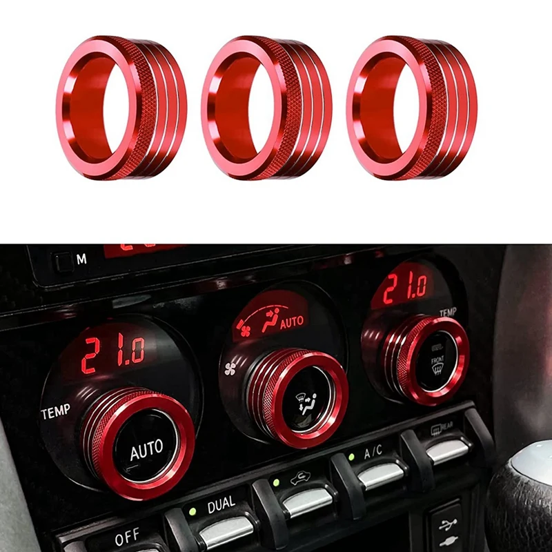 Air-Conditioning-AC-Knob-Cover-for-Subaru-BRZ-Toyota-86-GT86-2013-2020 ...