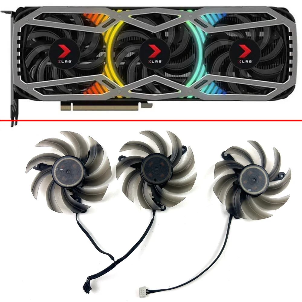 NEW Cooling Fan 82mm 4pin TH8015S2H-PCC01 GPU FAN For PNY GeForce ...