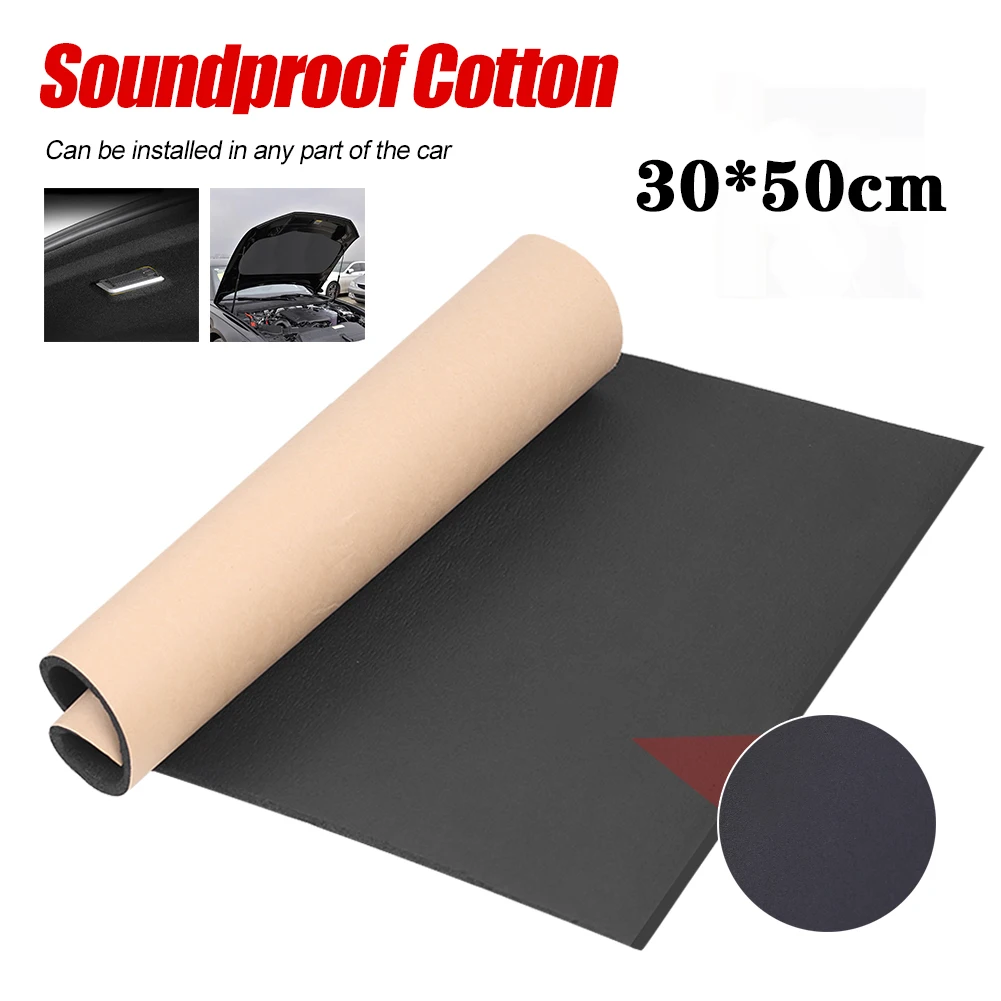 Car-Sound-Deadening-Mat-30x50cm-3mm-6mm-8mm-10mm-Thick-Rubber-Sound ...
