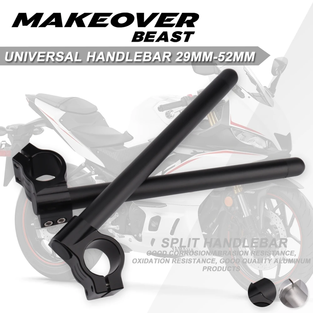 CNC-Aluminum-Motorcycle-Handlebar-Clip-Ons-Fork-Handle-Bars-Clip-ons ...