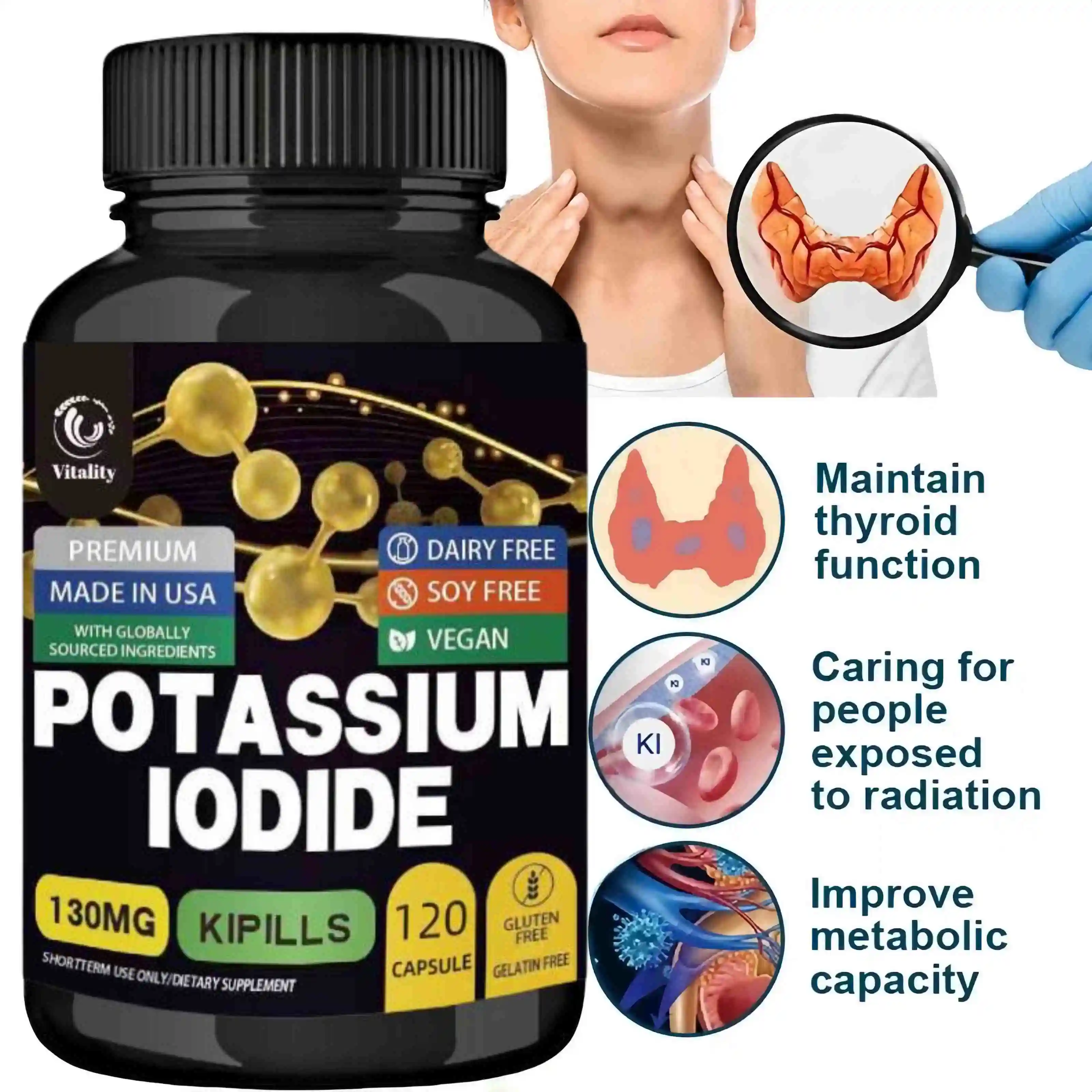 Potassium-Iodide-Capsules-130mg-Pure-Potassium-Iodide-Tablets-for ...