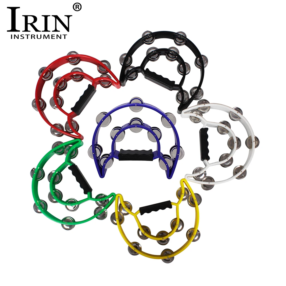 IRIN-Tambourine-Double-Cymbals-Orff-Percussion-Instrument-KTV-Singing ...
