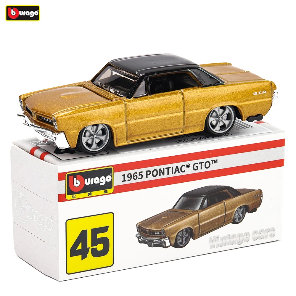 Bburago 1965 PONTIAC GTO Bugatti Lamborghini Cadillac Benz BMW Scale ...