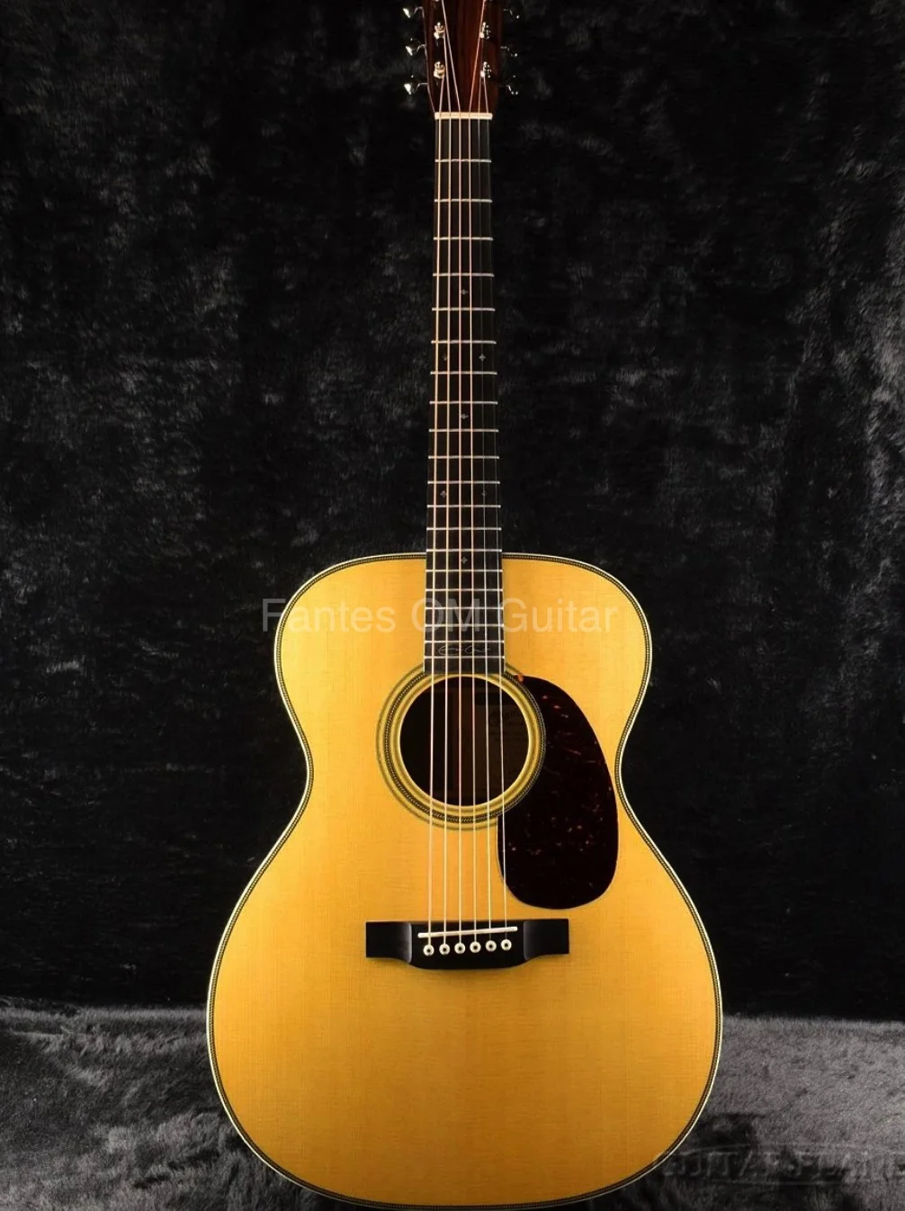 Custom-Solid-Spruce-Top-OOO-Acoustic-Guitar-Herringbone-Binding-Upgrade ...