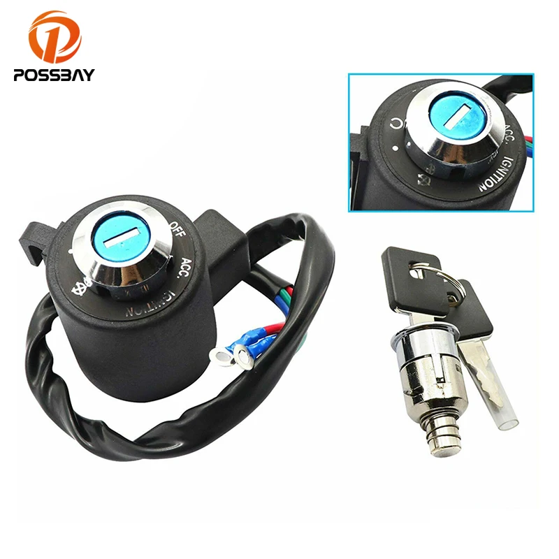 Motorcycle Ignition Switch Lock Key Set for Harley Sportster 883 XL883N ...