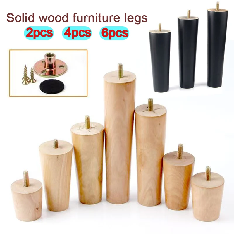 Solid Wood Furniture Support Foot Sofa Heightening Tv Cabinet Coffee ...