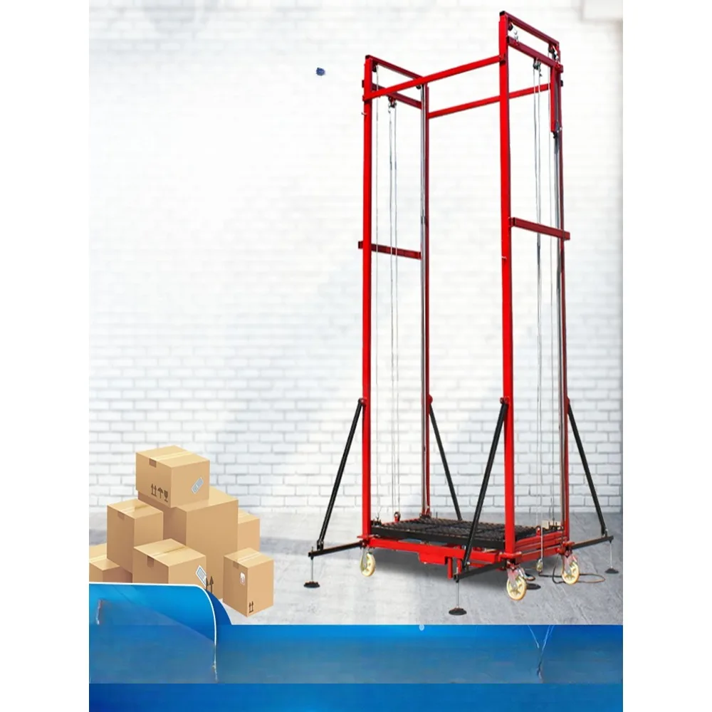 Customized-Electric-Scaffolding-Automatic-Lifting-Platform-Small-Remote ...