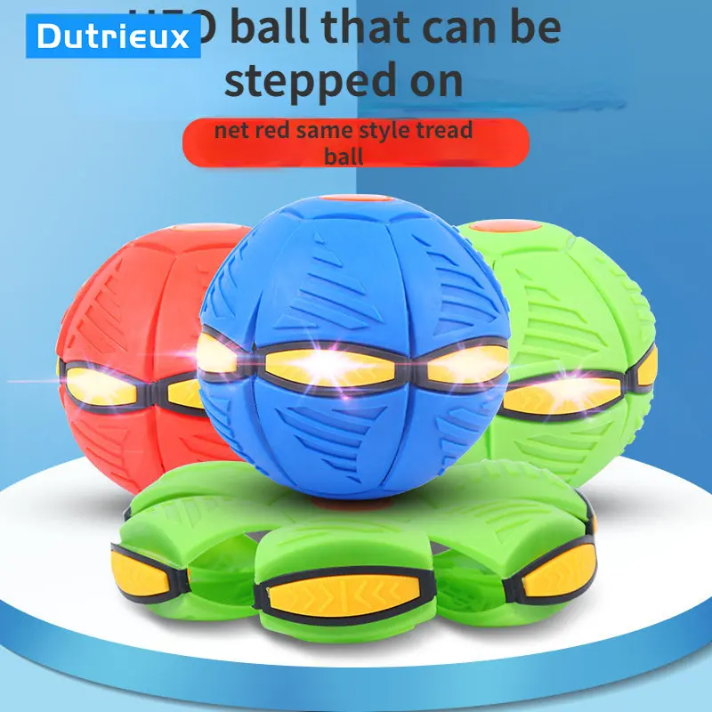 Magic-Flying-Saucer-Ball-Children-s-Foot-Deformation-Ball-Glowing ...