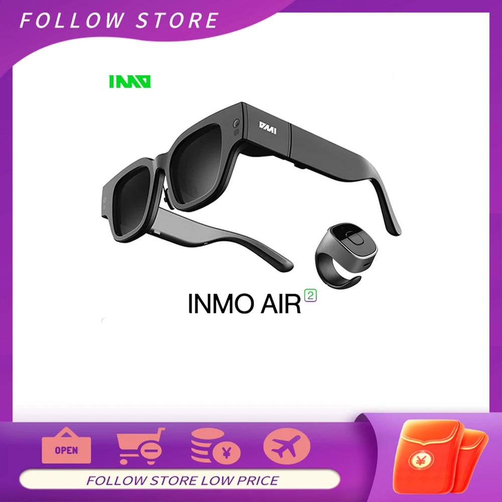 INMO-Air-2-wireless-AR-glasses-Portable-high-definition-full-color ...
