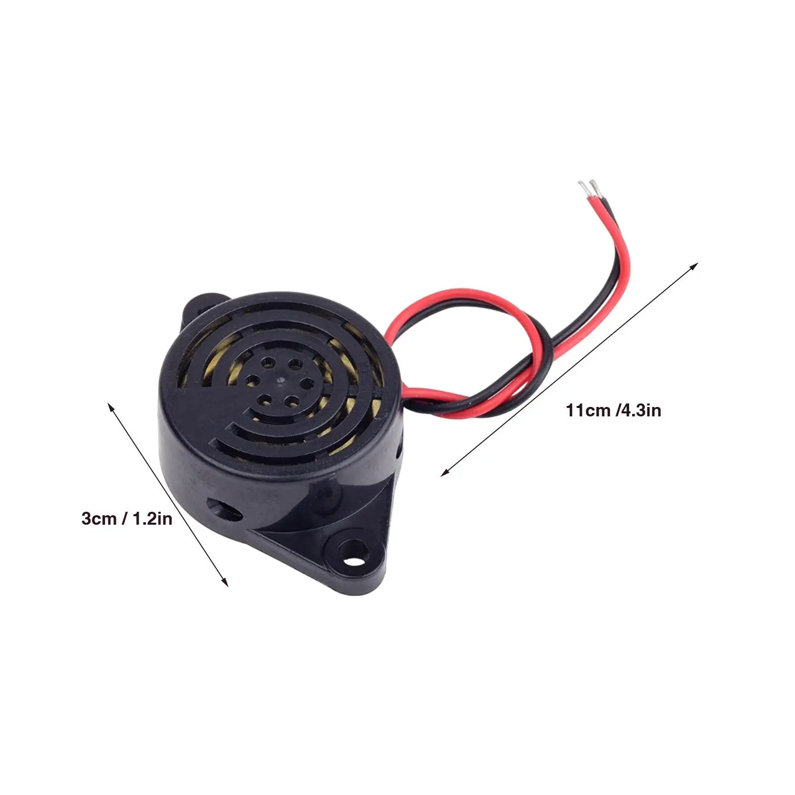 5 Pieces Electronic Buzzer Continuous Beep DC3 24V Security 100dB Piezo ...