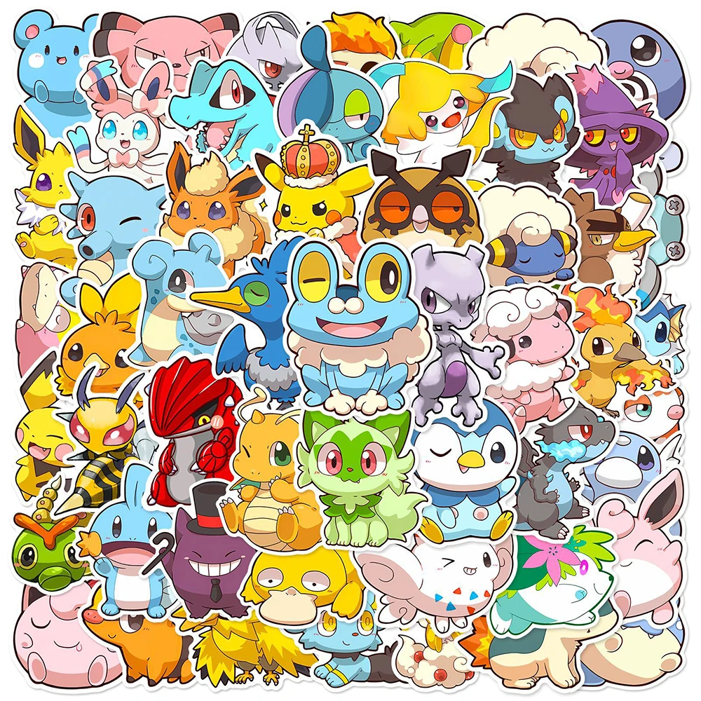 10-30-50PCS-Anime-Pokemon-Cute-Stickers-Graffiti-Decoration-DIY ...