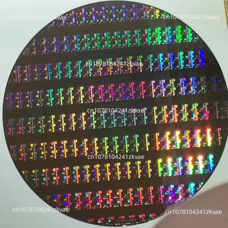 Wafer-de-sil-cio-com-circuito-integrado-IC-semicondutor-CMOS-Fotografia ...