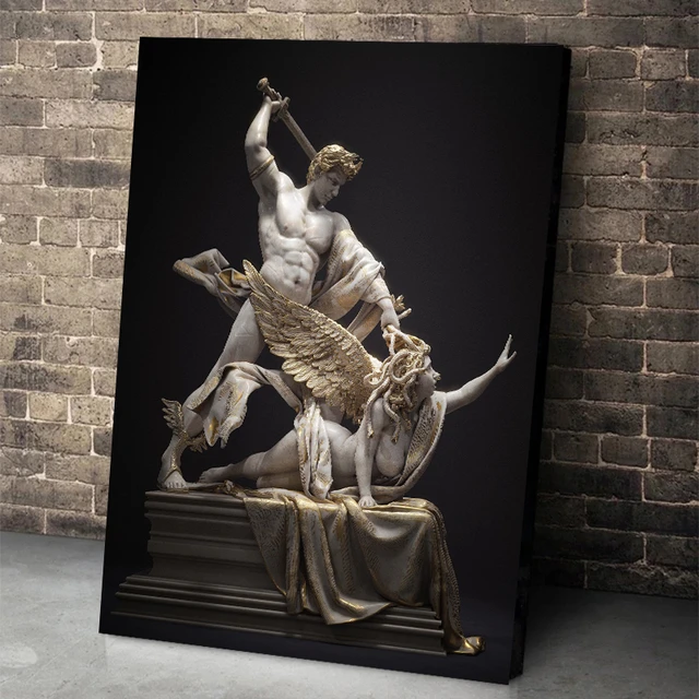 Perseus Medusa Painting