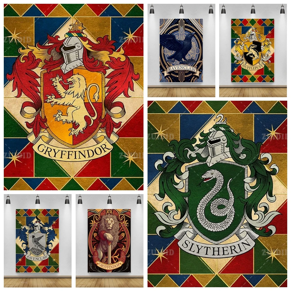 Boys-Girls-Magic-Academy-Photography-Background-Lion-Eagle-Snake-School ...