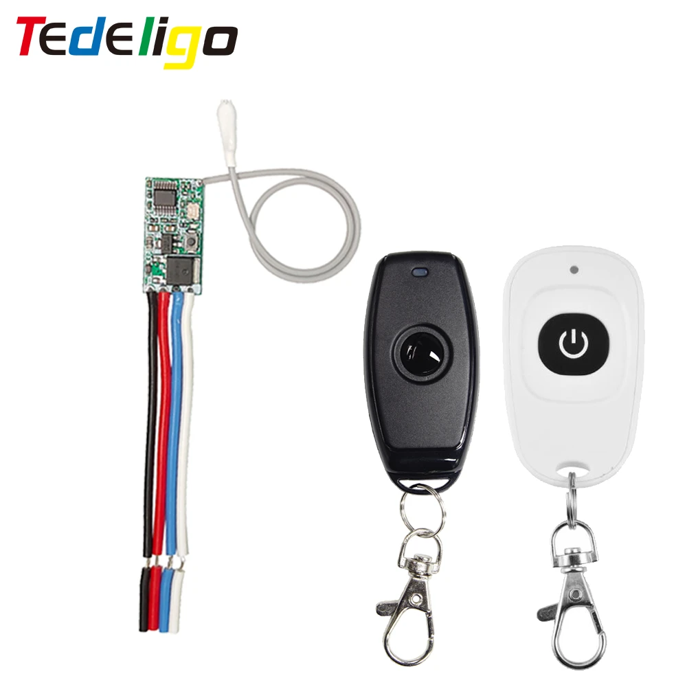 433mhz Wireless RF Remote Control DC 3.6V 5V 9V 12V 24V 1CH Mini Relay ...