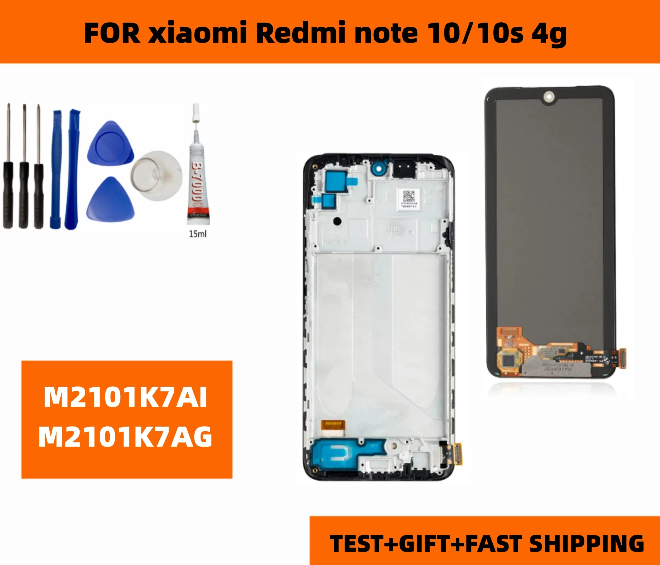 Xiaomi-Redmi-Nota-10-Touch-Screen-Digitizer-Painel-Assembly-Original ...