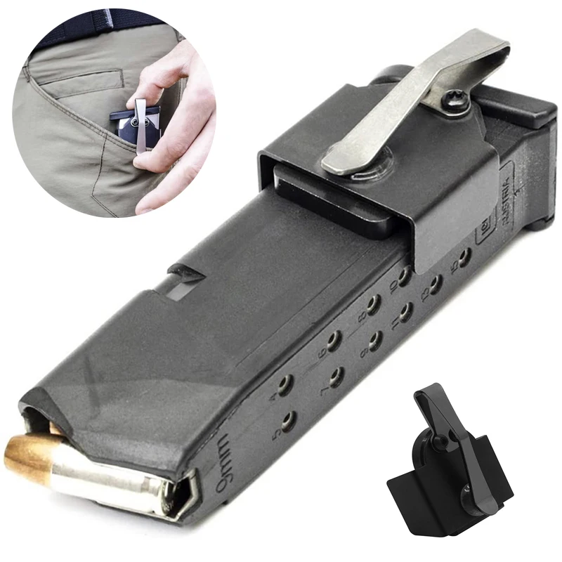 Tactical-Heavy-Duty-Magnetic-Pocket-Magazine-Holder-Mag-Speed-Loader ...