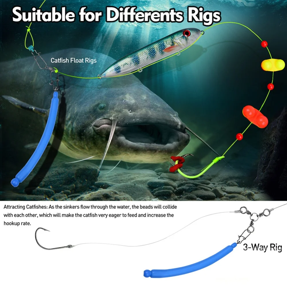 5pcs/set Slip Dragging Weights For Catfish Float Rigs No-Snag ...