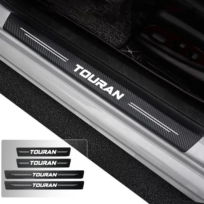 Car-Door-Sill-Carbon-Fiber-Sticker-Threshold-Side-Anti-Scratch ...