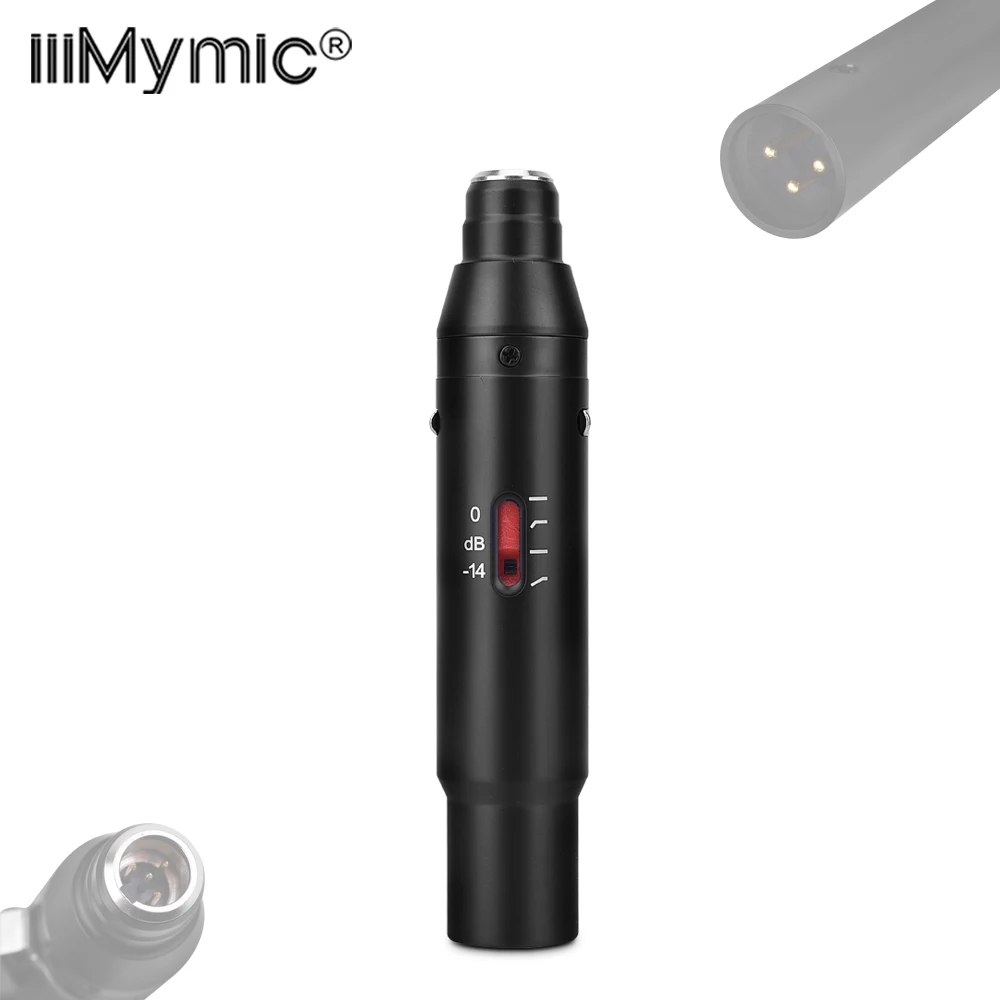 iiiMymic-48V-Phantom-Power-Adapter-XLR-3Pin-Optional-Sensitivity-For ...