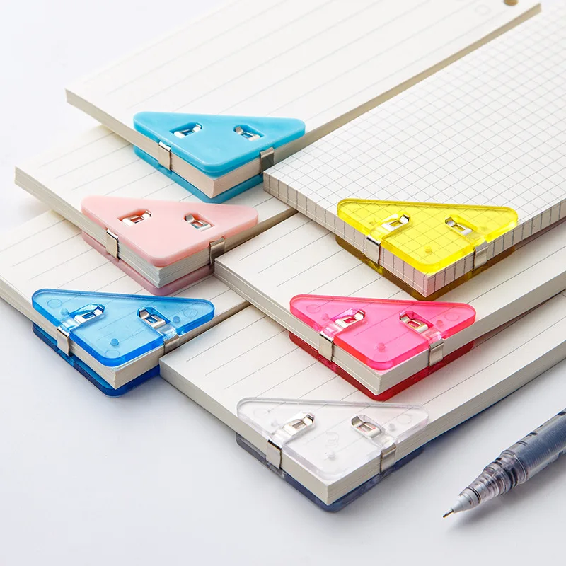10pcs-Triangle-Paper-Clip-Book-Corner-Clips-Kawaii-File-Index-Photo ...