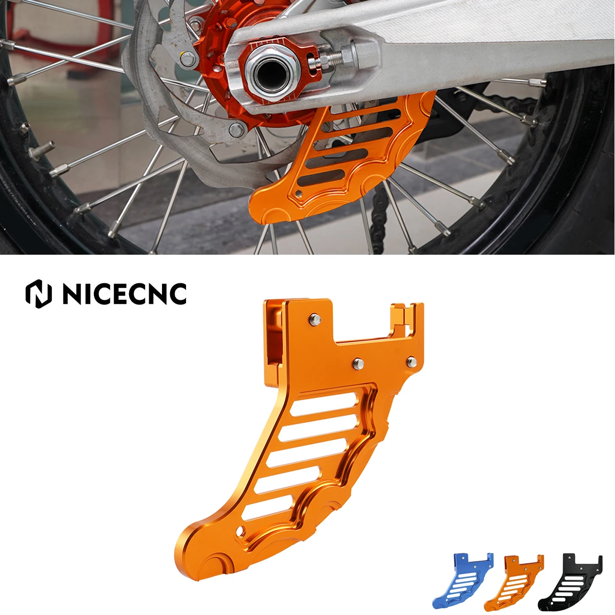 Rear Brake Disc Guard Protector For Ktm 125 200 250 300 350 400 450 525 ...