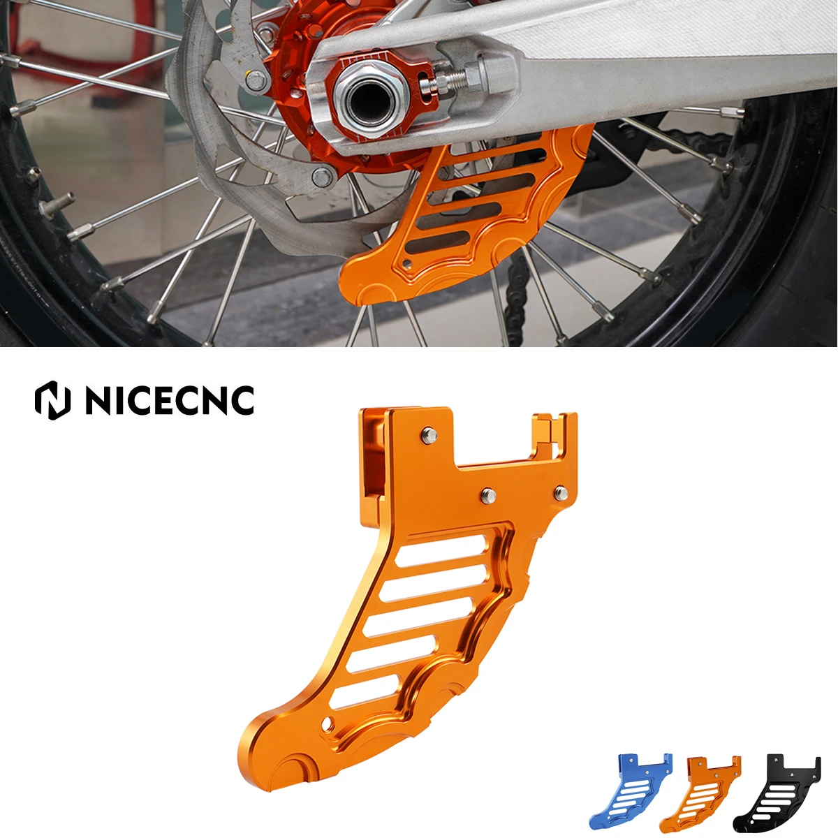 Rear Brake Disc Guard Protector For Ktm 125 200 250 300 350 400 450 525 ...