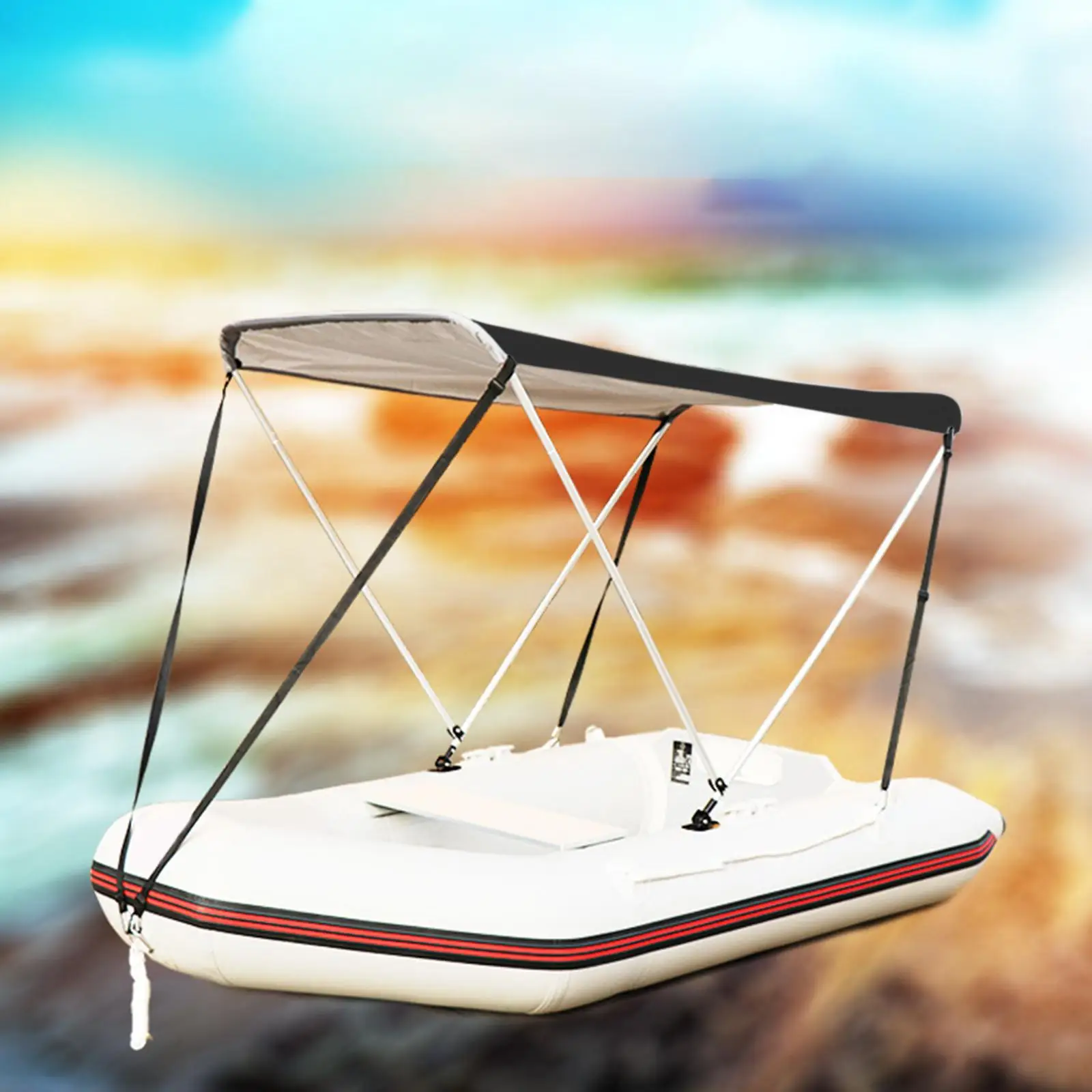 Rib-Boat-Cover-Waterproof-Bimini-Top-Cover-Inflatable-Boat-Canopy-Sun ...
