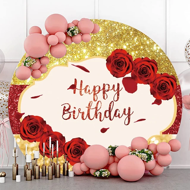 Happy Birthday Wallpaper With Red Rose