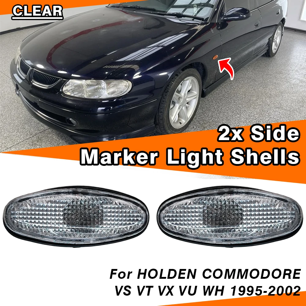 2PCS For HOLDEN COMMODORE VS VT VX VU WH 1995-2002 Side Marker Turn ...