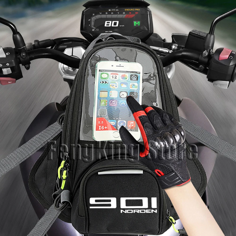 For-Husqvarna-Norden-901-Motorcycle-Fuel-Tank-Bag-Touchable-Navigation ...