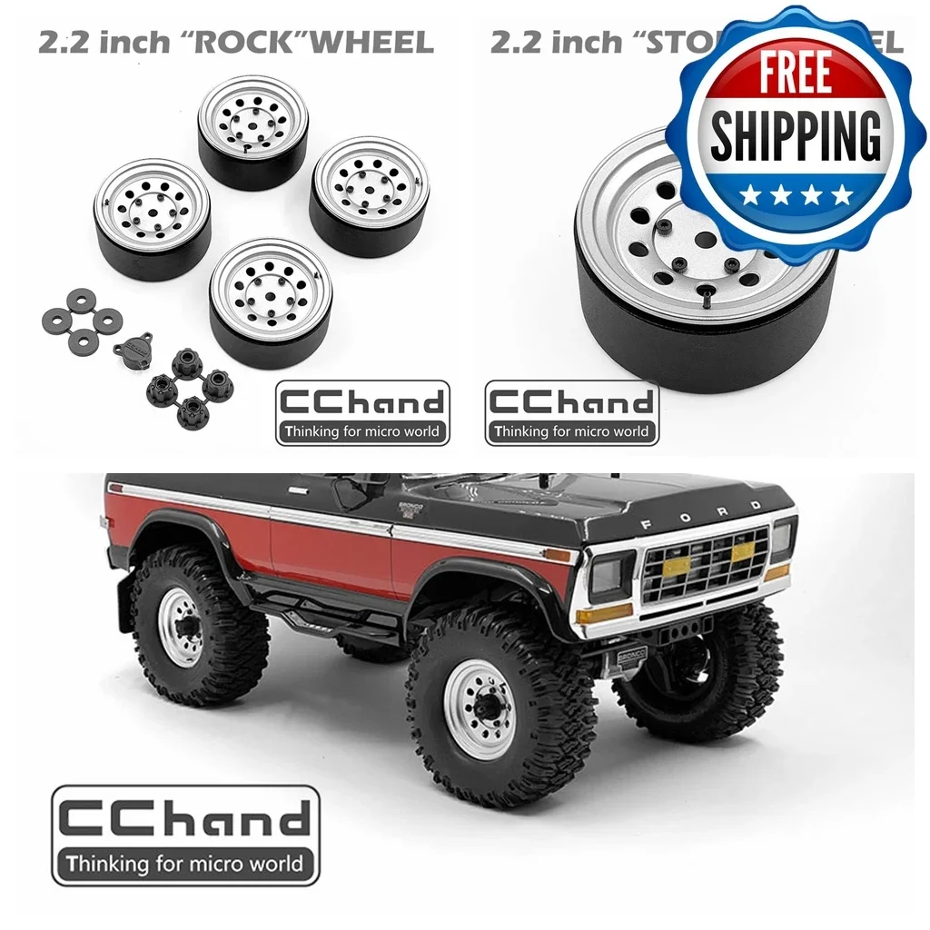 CChand 2.2 Inch Alloy Wheel Rim for STONE 1/10 RC CAR PART TOY ...