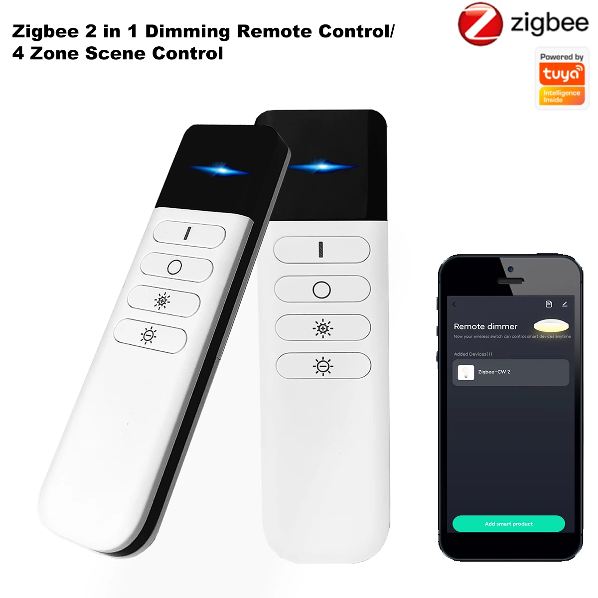 Zigbee-Smart-Portable-2in1-4-Button-LED-Dimming-Remote-Control-4Key ...