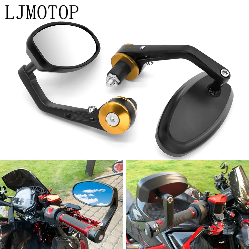 Motorcycle-Rear-View-Side-Mirrors-Rearview-Bar-End-cafe-racer-mirror ...