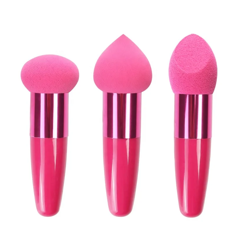 3PC Women Mushroom Head Foundation Powder Sponge Beauty Cosmetic Puff ...
