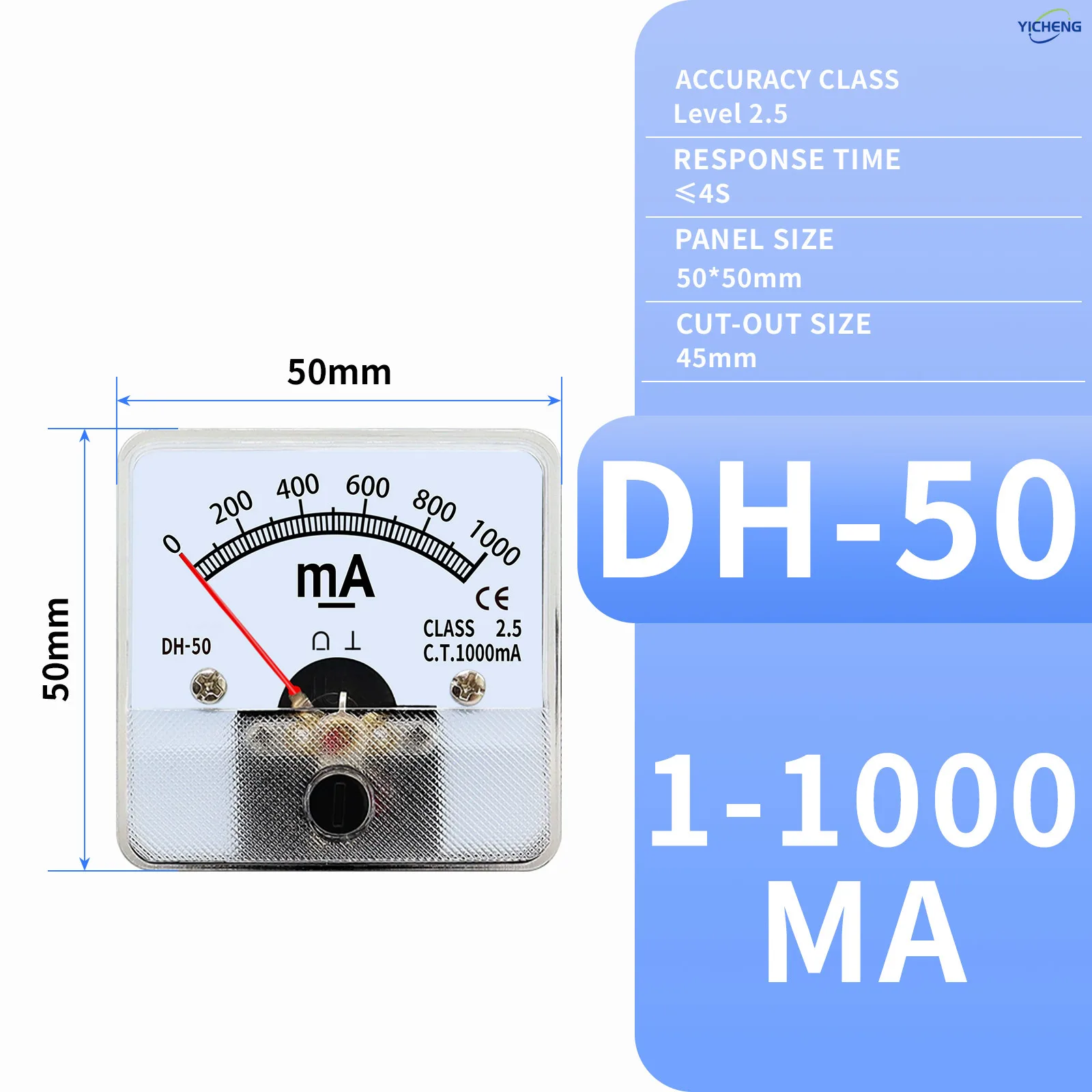YICHENG Milliampere meter DC ...