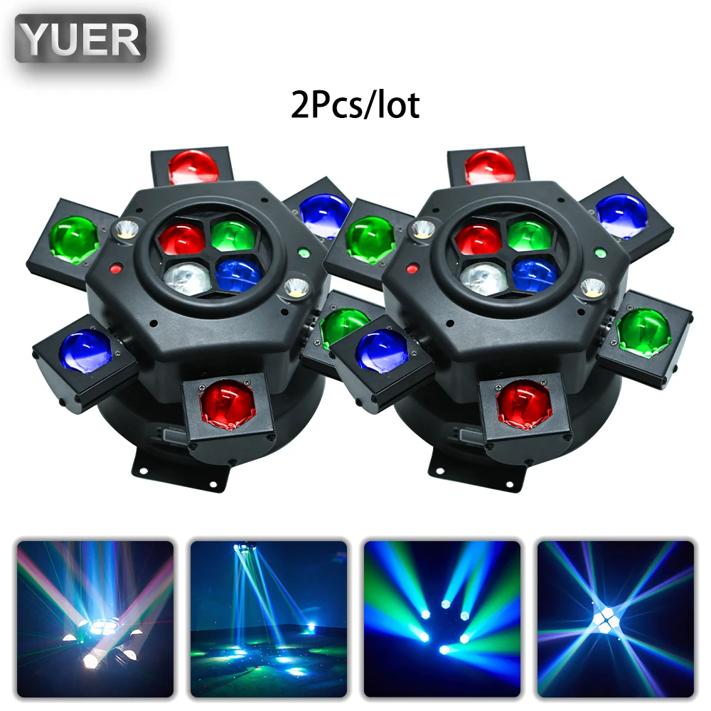 LED-Moving-Head-Beam-Light-RGB-Laser-Strobe-Light-Rotating-Disco-Party ...