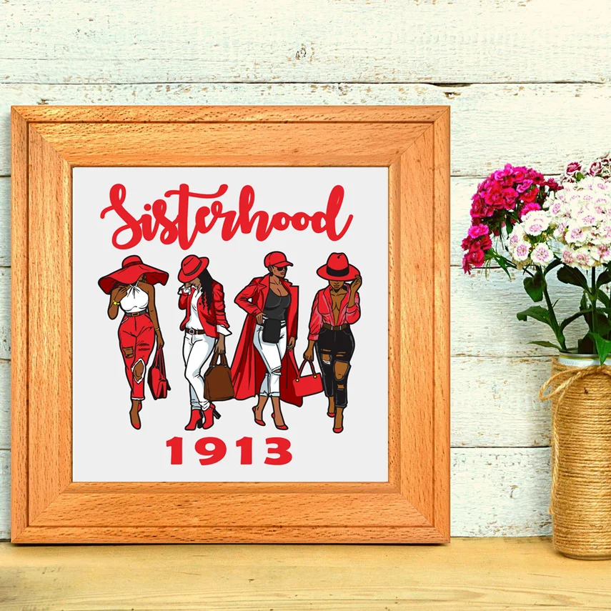 Delta Sigma Theta Art Little Girl