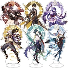 Anime Figure Genshin Impact Xiao Yelan Ayato Hutao Zhongli Acrylic ...